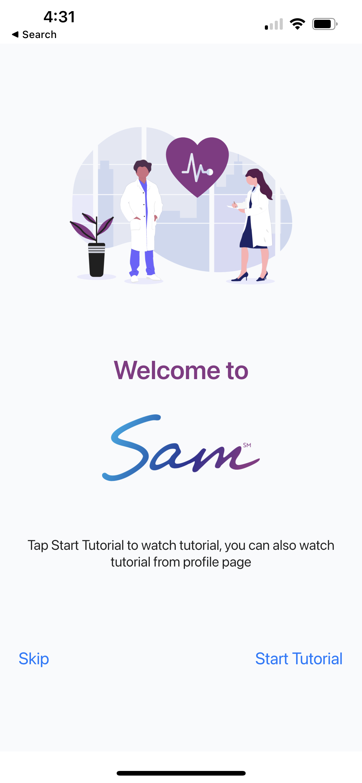 Meet SAM, your 24/7 personal healthcare provider!